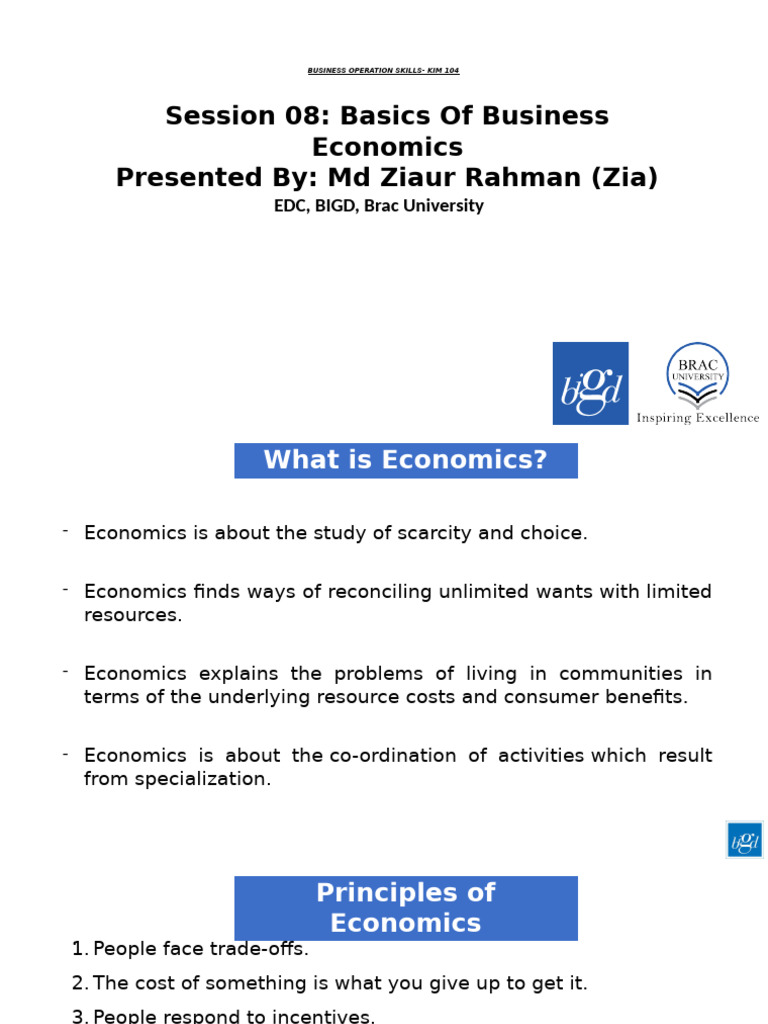 KIM 104 - 8th Class-Basic of Business Economics | PDF | Economics ...