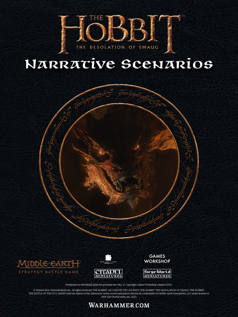 MEBSG - Narrative Scenarios - Desolation of Smaug | PDF | Bilbo Baggins ...