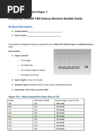 Notes - RP 01 Specific Heat Capacity - AQA Physics GCSE | PDF | Heat ...