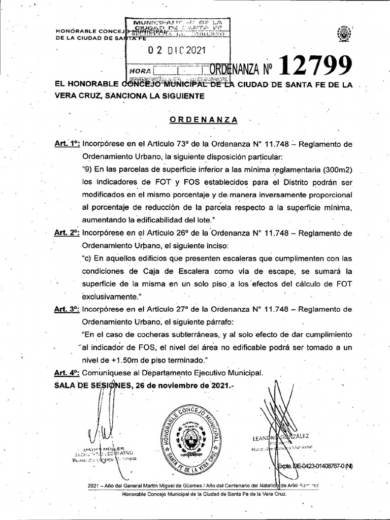 Ord. Anexas Al ROU | PDF