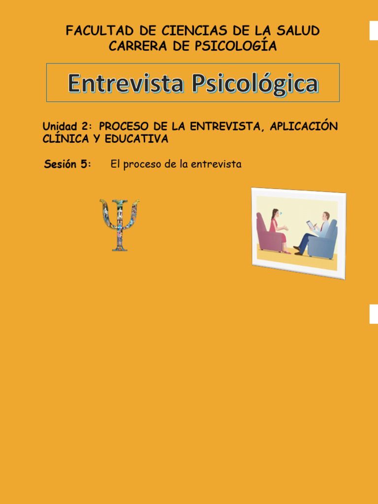 Sesion 5 Teoría EL Proceso de La Entrevista | PDF | Empatía | Parcialidad