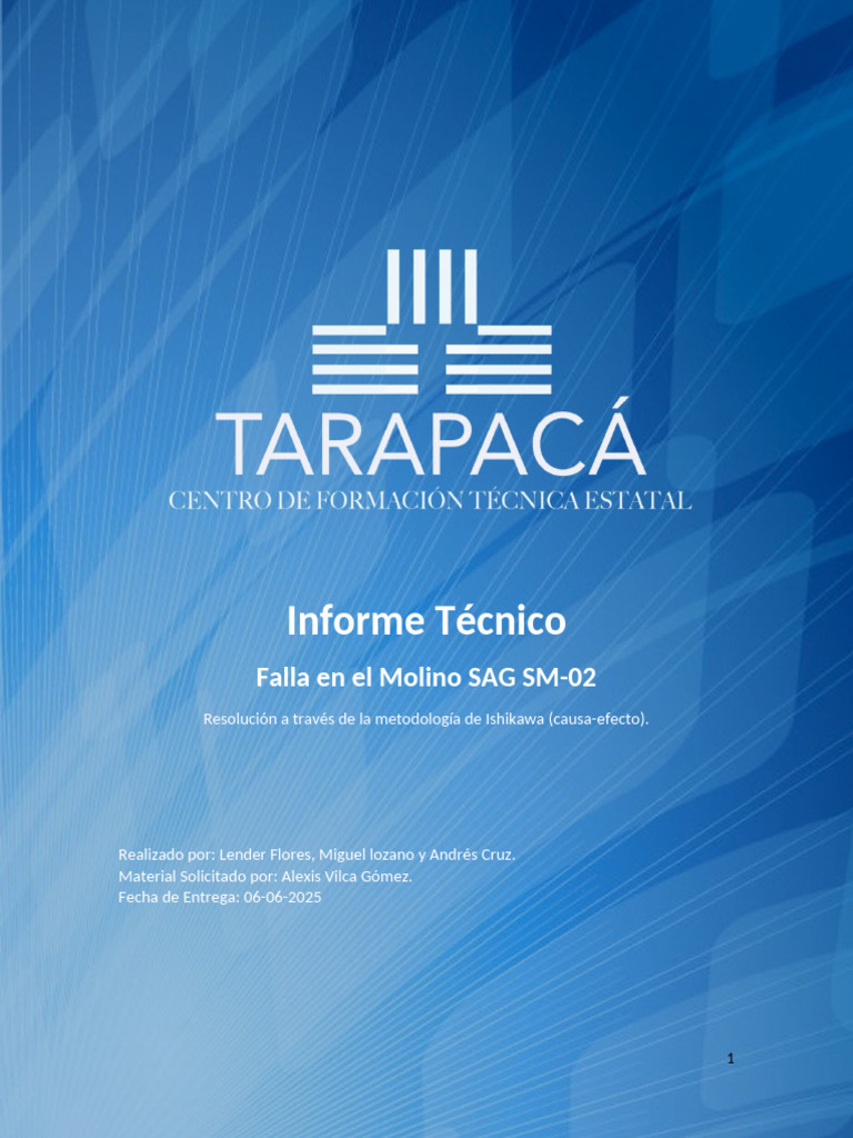 Causas de Falla en Molino SAG SM-02 | PDF | Tornillo | Fatiga (material)