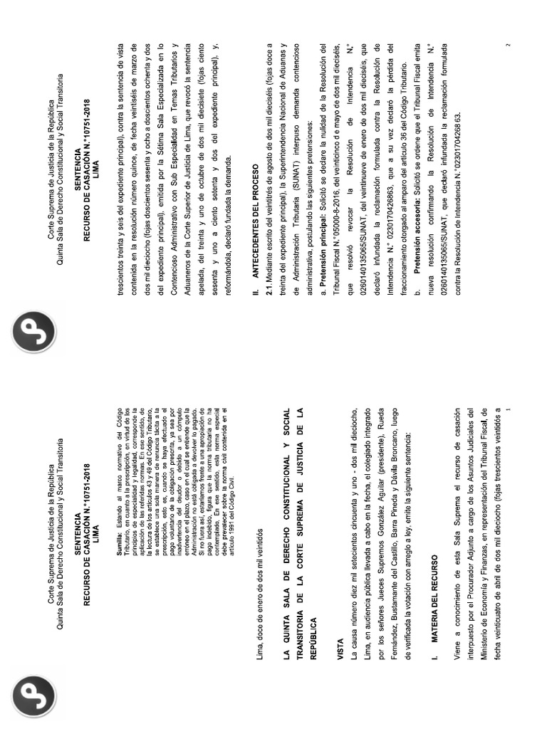 Casacacion Semana 8 - DTG | PDF