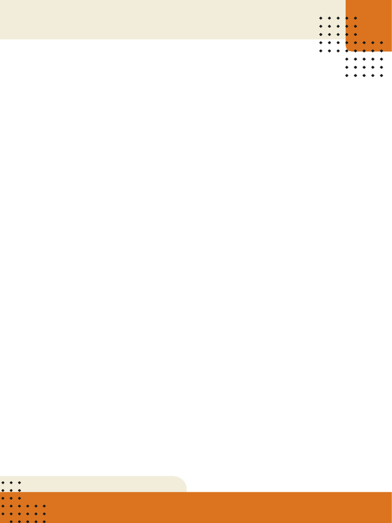 Orange and Beige Minimalist Abstract A4 Page Border | PDF