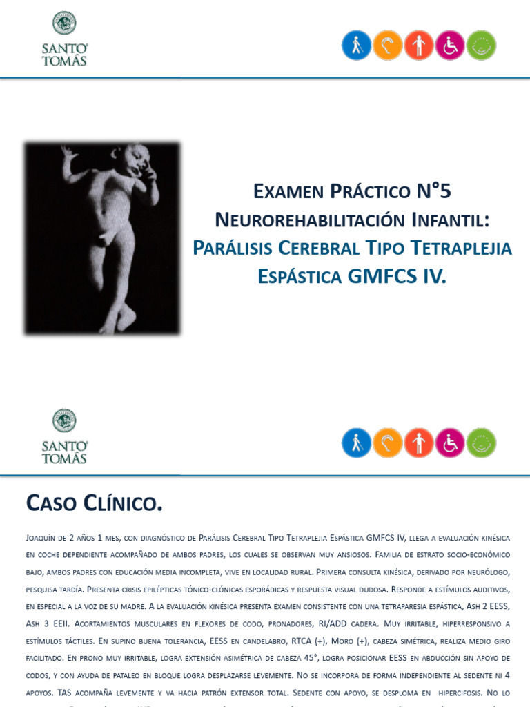 Caso ClÃ - Nico PC Tetraplejia EspÃ¡stica | PDF