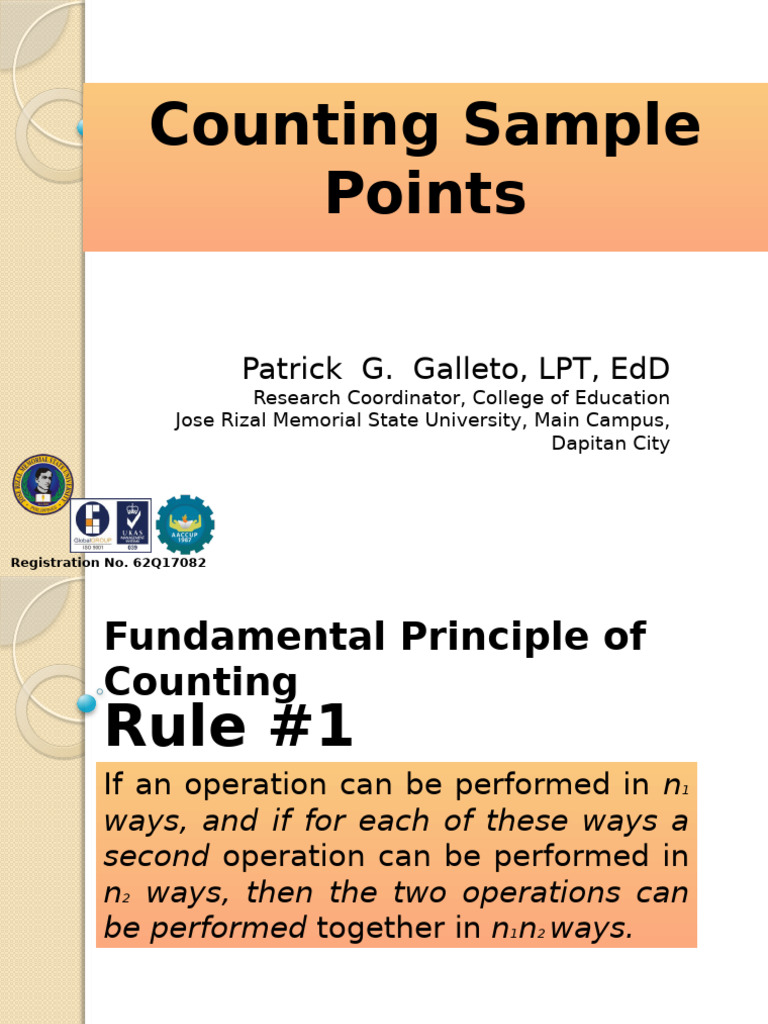 Counting Principles and Examples | PDF | Discrete Mathematics ...