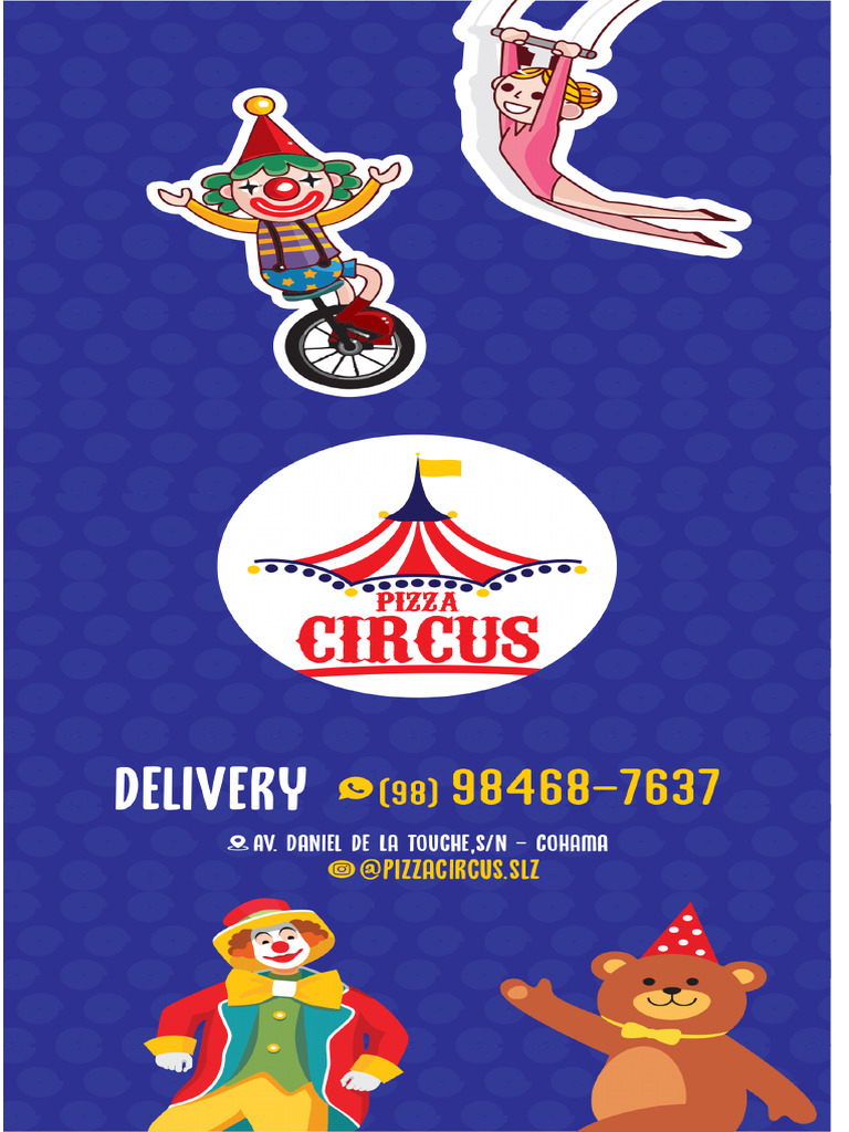 Cardápio Pizza Circus 14CM 2024-1-Combinado - 3 | PDF