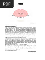 Peace Poem Summary for Class 10 | PDF | Wound