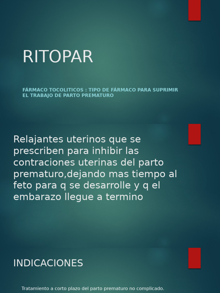RITOPAR | PDF | Parto | El embarazo