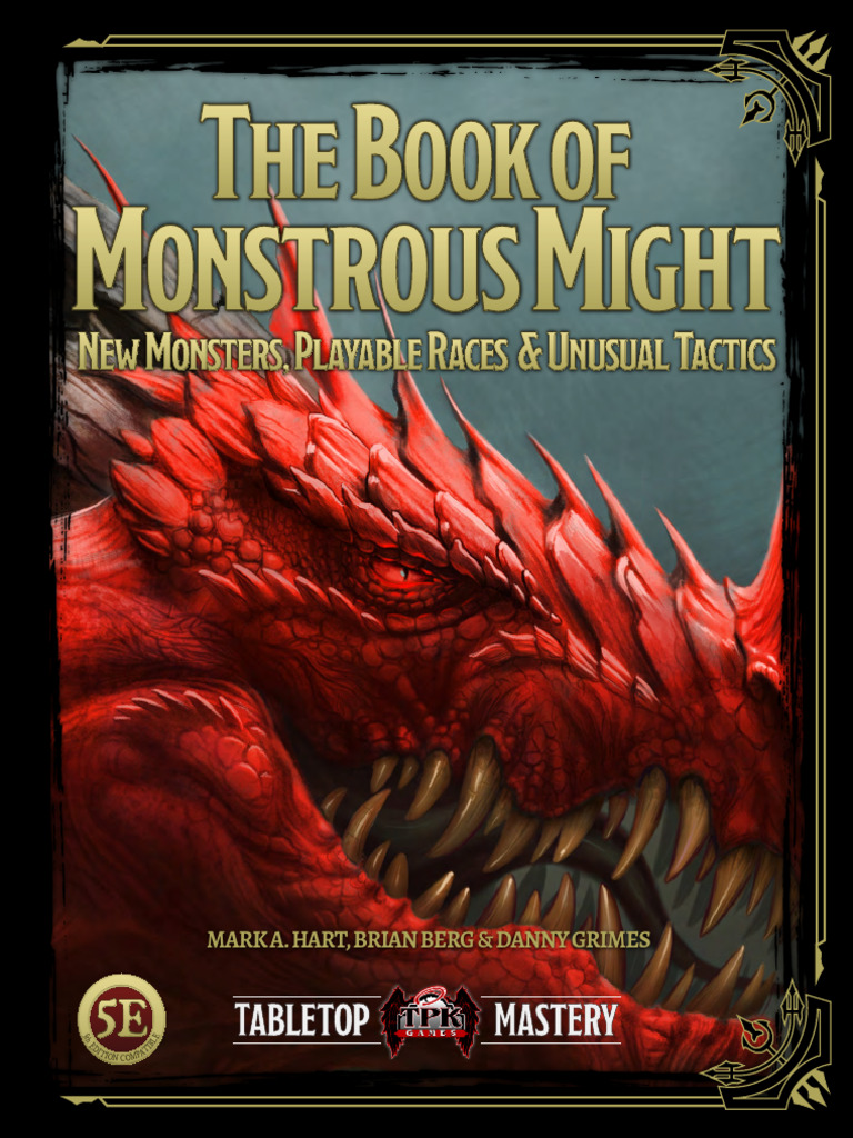 D&D - 5.0 - TPK - Book of Monstrous Might | PDF