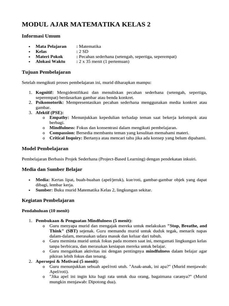 MODUL Untuk Materi KSE Modul Jurnal 2 | PDF