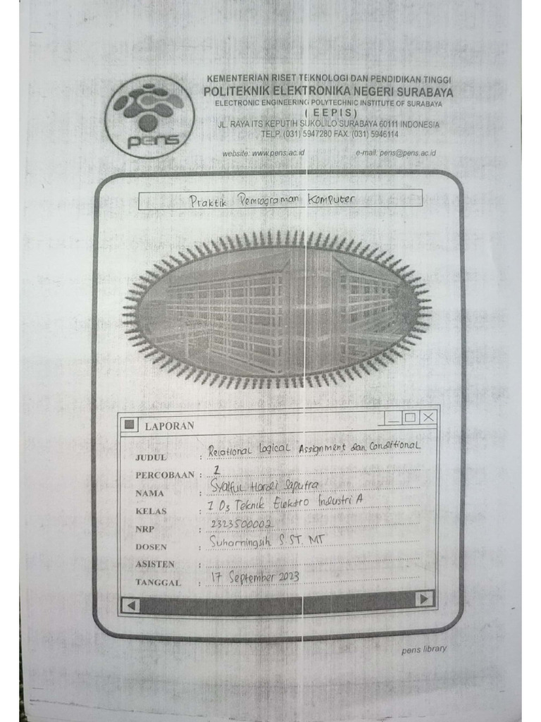 Relational Logical Assignment Dan Conditional | PDF