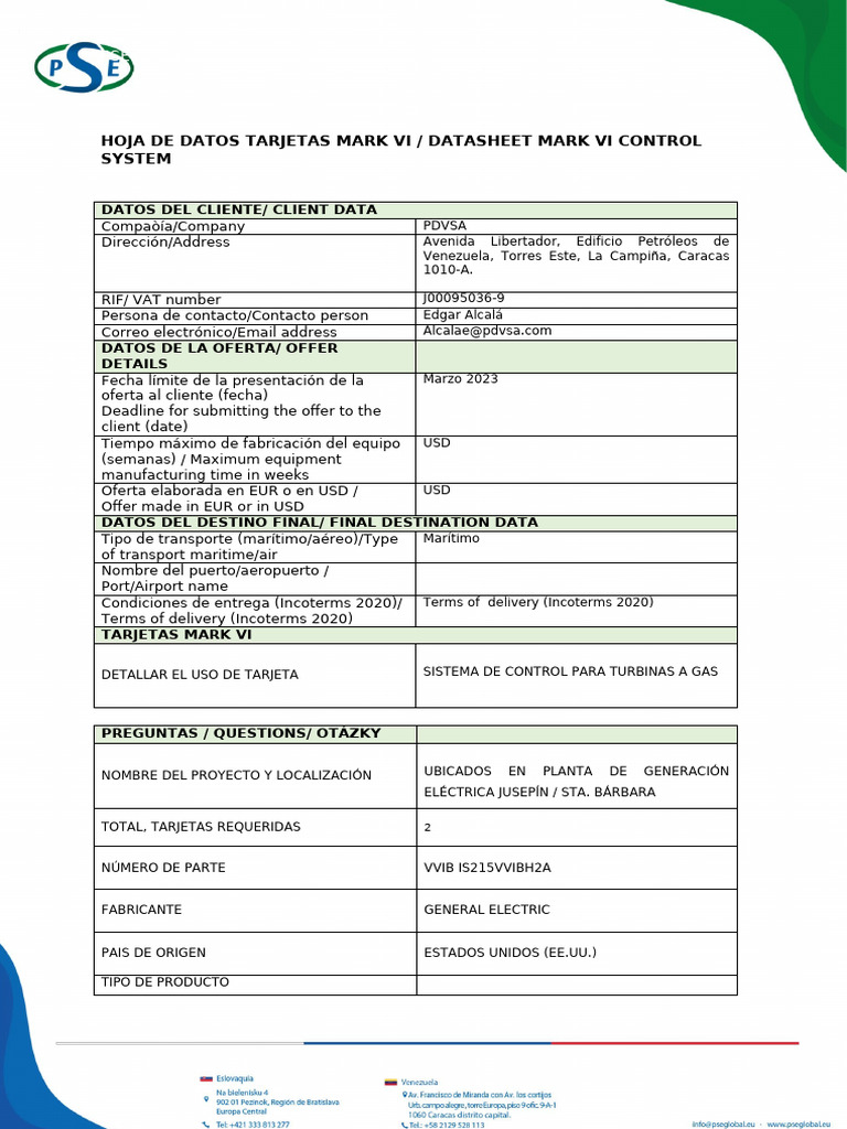 Datasheets VVIB MK VI | PDF | Frecuencia