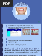 Índice Gingival de Löe y Silness | PDF | Odontología | Medicina
