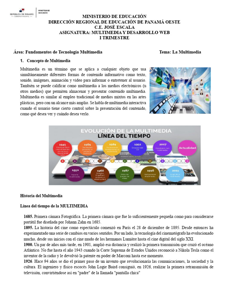TEMA 1 Multimedia | PDF | Multimedia | Hipertexto