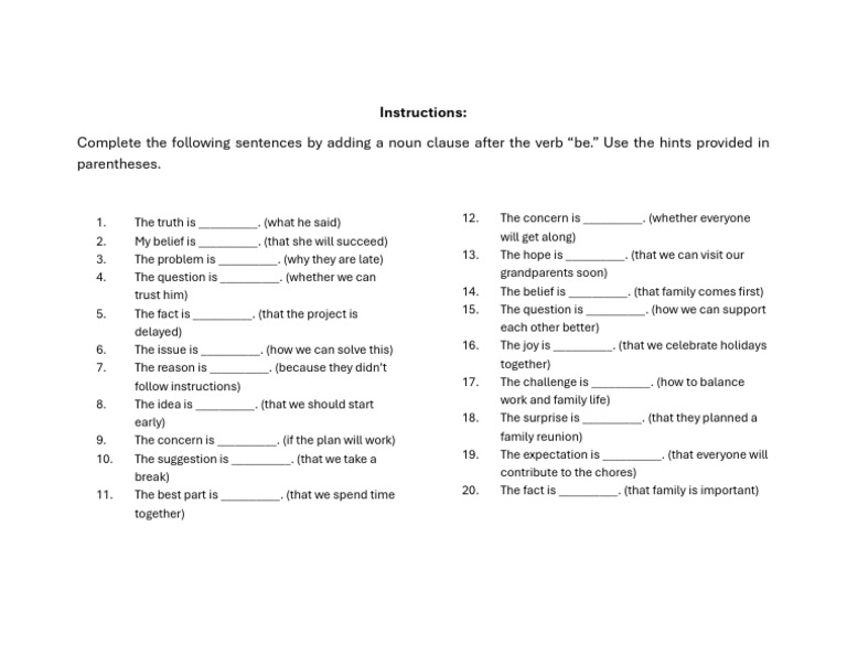 Grammar Unit 1 | PDF