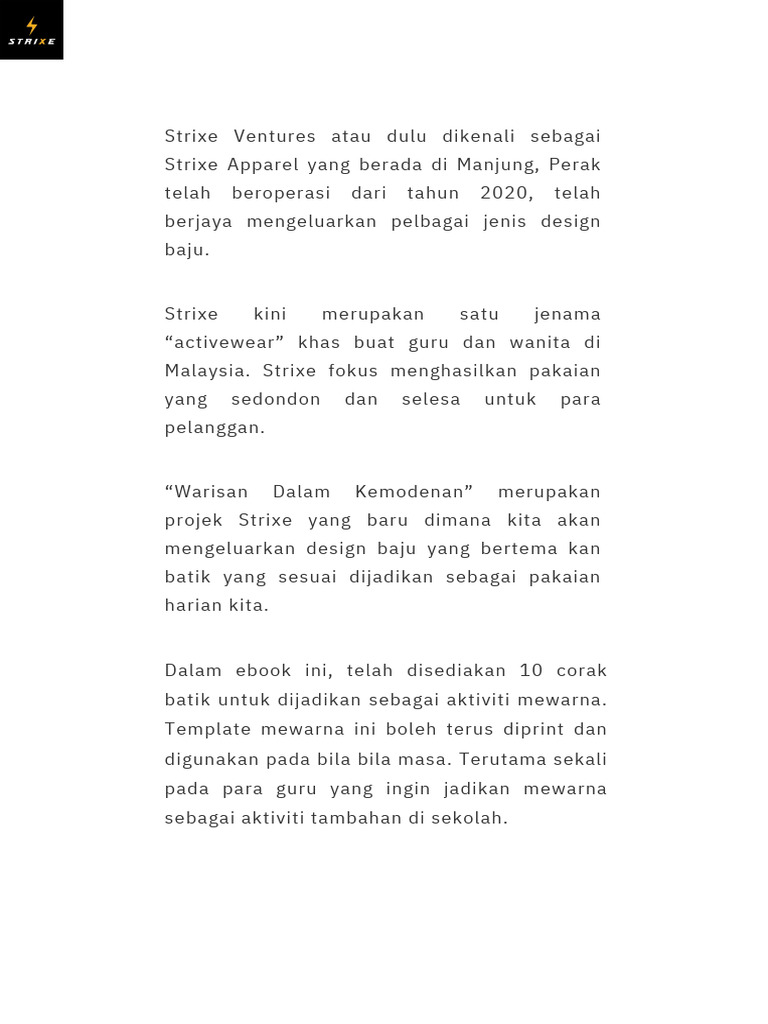 Batik Colouring | PDF