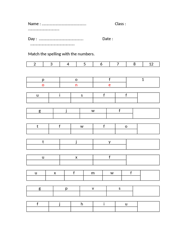 Numbers (Y2) | PDF