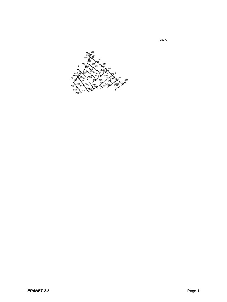 Epanet 2.2 Epanet 2.2: Day 1, 12:00 AM | PDF