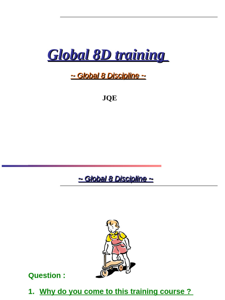 8D Training Material | PDF