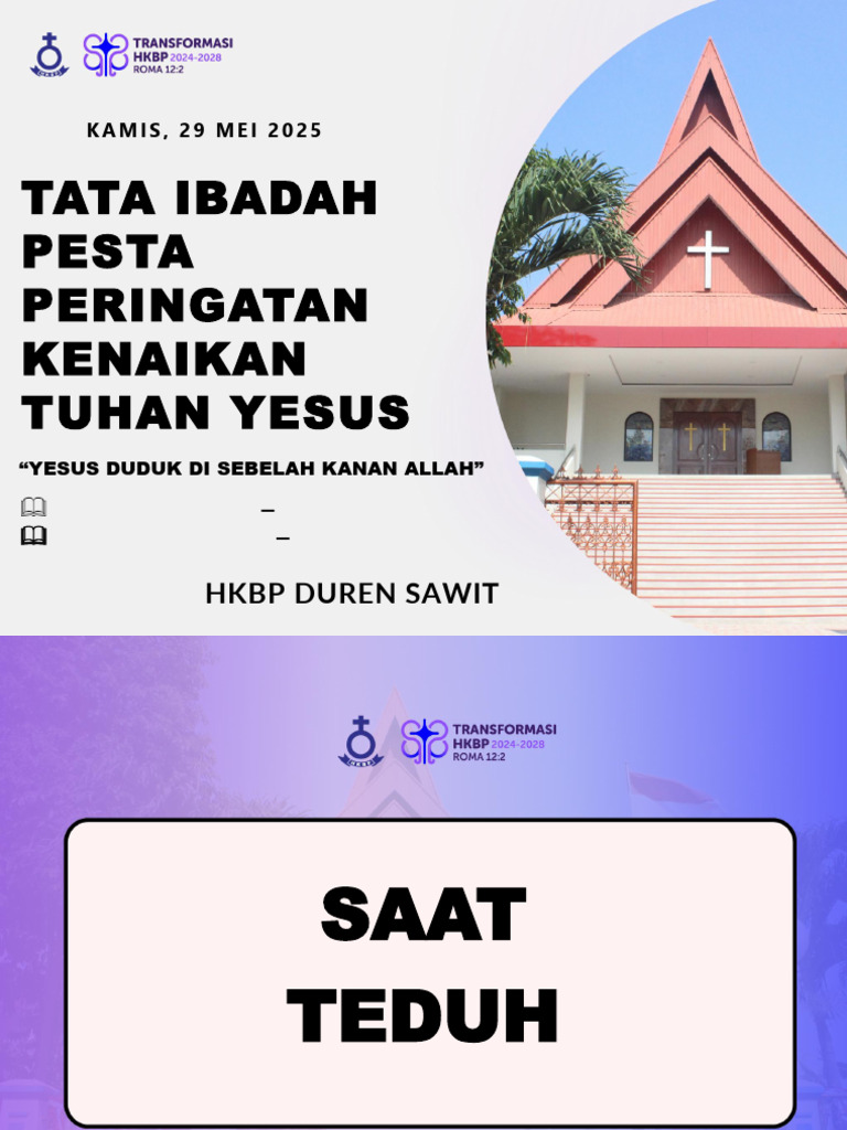 19 Tata Ibadah Pesta Peringatan Kenaikan Tuhan Yesus Bhs Indo BN Kamis 29 Mei 2025 Pukul 17.30 ...