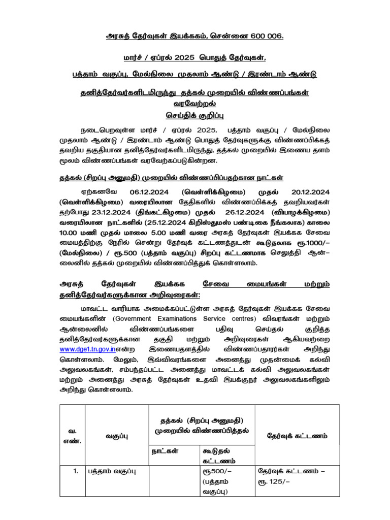 WWW Dge1 TN Gov in | PDF