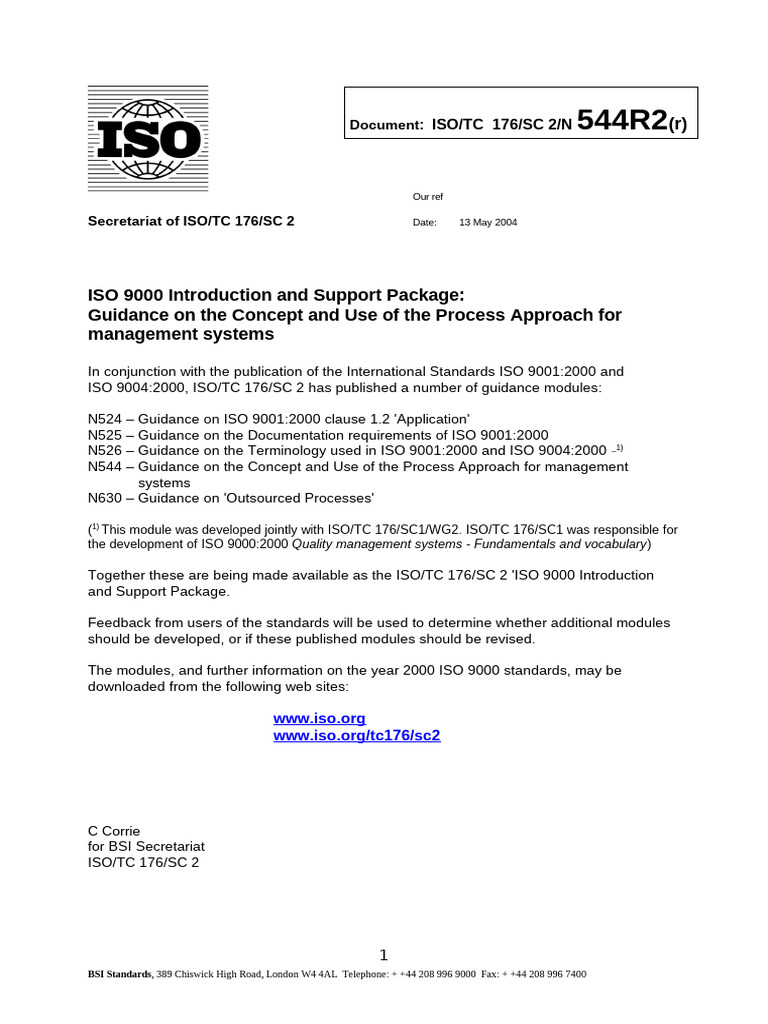 Guideline To Process Approach | PDF | System | Business