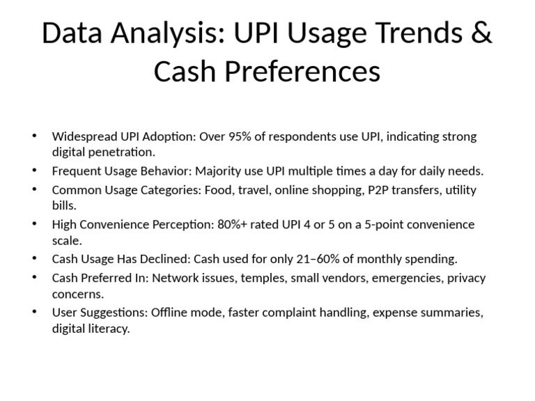 Data Analysis UPI Presentation | PDF