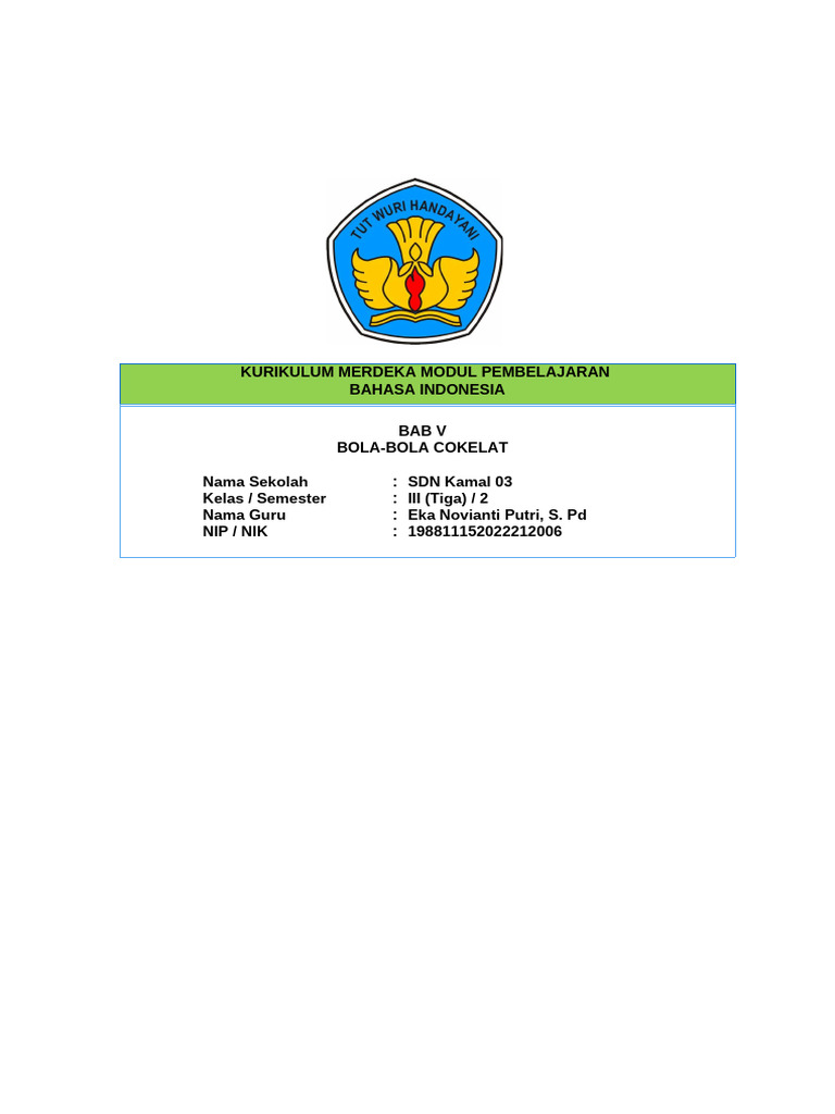 Modul Ajar BINDO Bab 5 | PDF