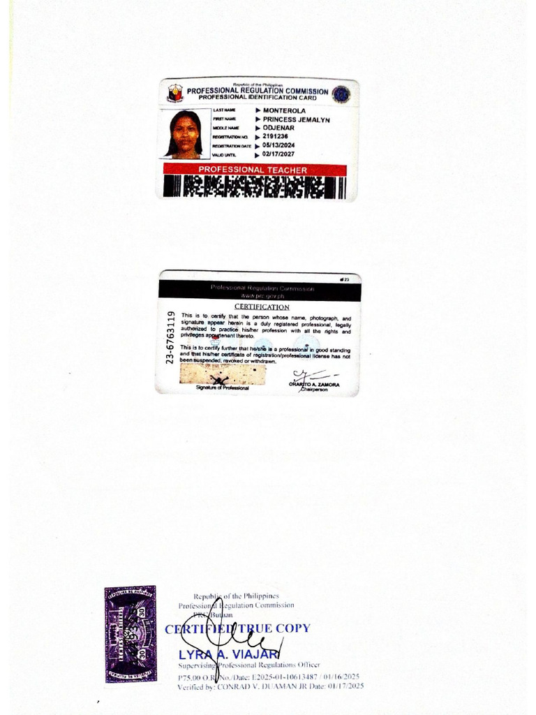 Valid Id | PDF