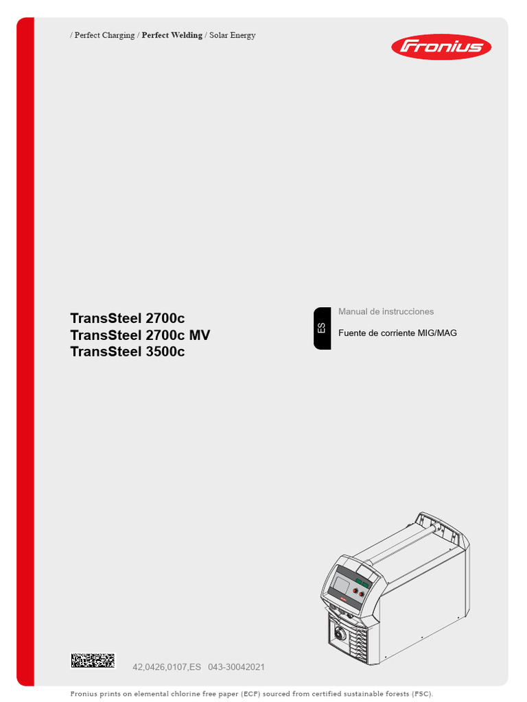 Parametros de Servico Trans Steel 2700 | PDF | Aislador (Electricidad ...