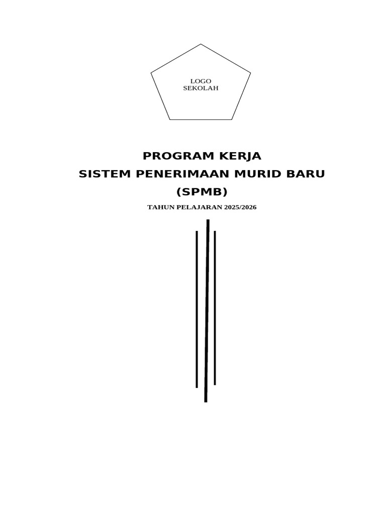 Program Kerja SPMB SDN Surupan | PDF