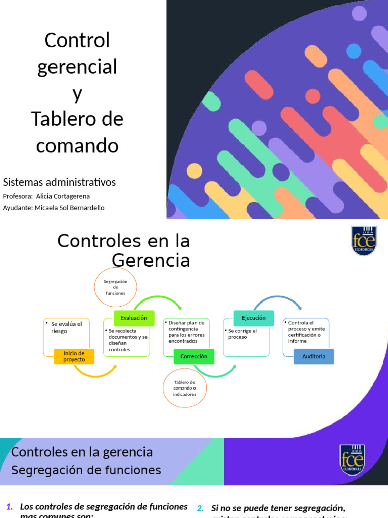 Control Gerencial y Tablero de Comando 2024 (1) (2) | PDF | Auditoría