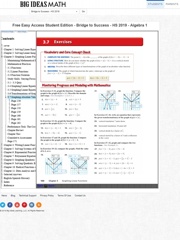 Free Easy Access Student Edition | PDF | Mathematics | Algebra