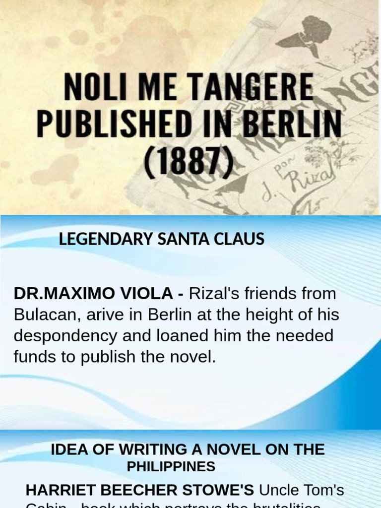 Rizal's Noli Me Tangere Journey | PDF