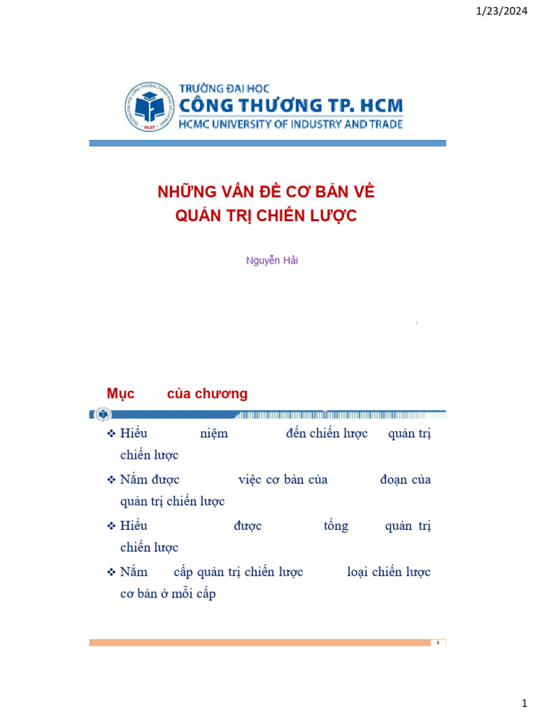 QTCL - HUIT. Chuong 1 - Nhung Van de Co Ban | PDF
