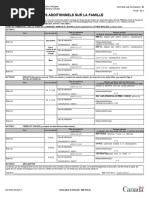 Formulaire IMM 5406 - Informations Familiales | PDF