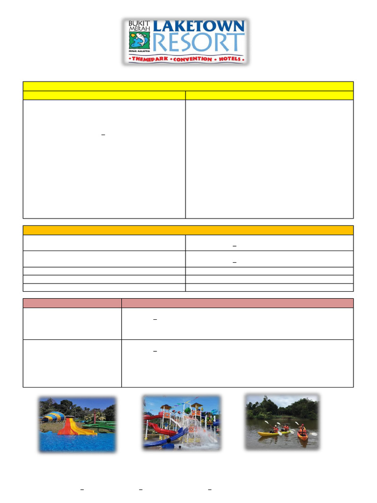 Bukit Merah Waterpark Dress Code & Rentals | PDF | Fashion | Clothing
