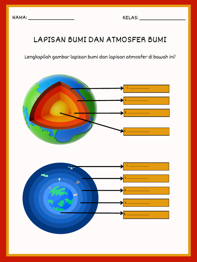 Struktur Lapisan Bumi dan Atmosfer | PDF