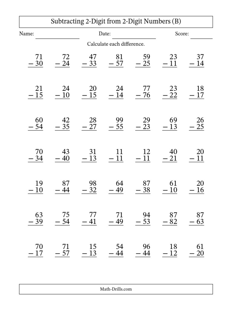 Grade 1 Term 1 Week 8 2 Maths Drill | PDF