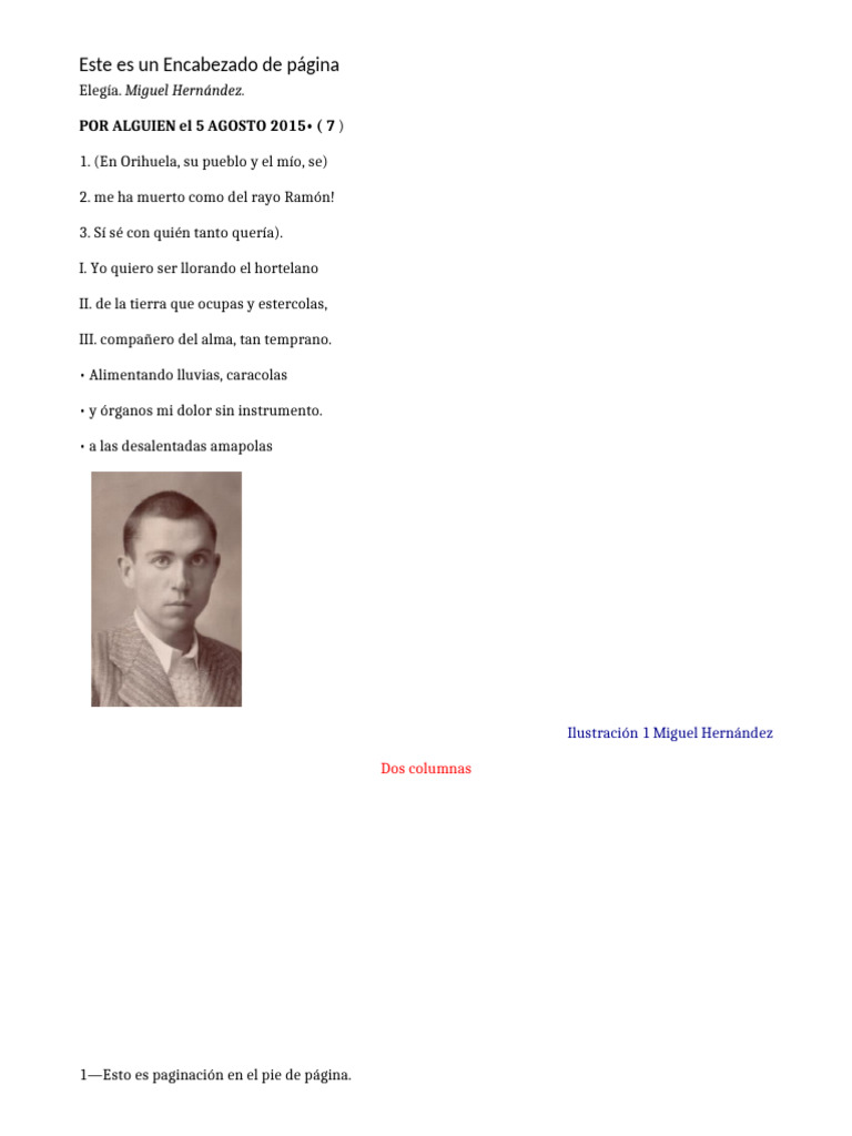 Elegia Formato PDF | PDF