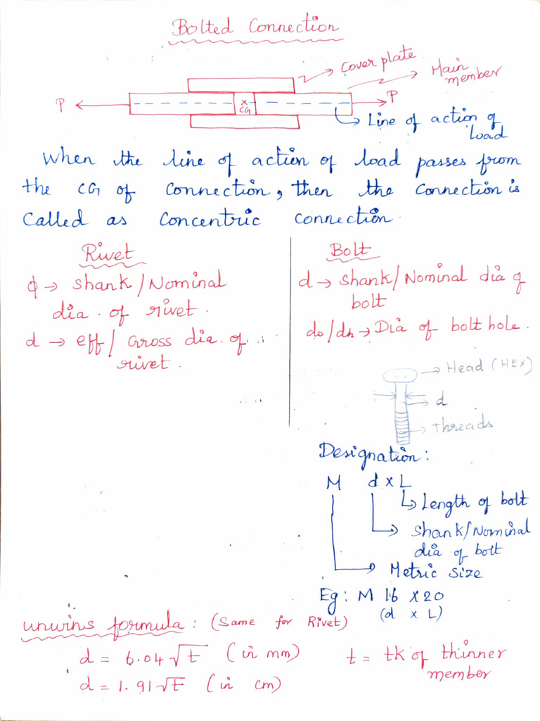 Concentric Bolted Connection Guide | PDF | Mechanical Engineering