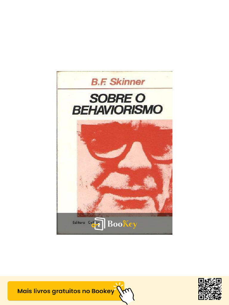 Sobre o Behaviorismo PDF | PDF | Behaviorismo | Comportamento