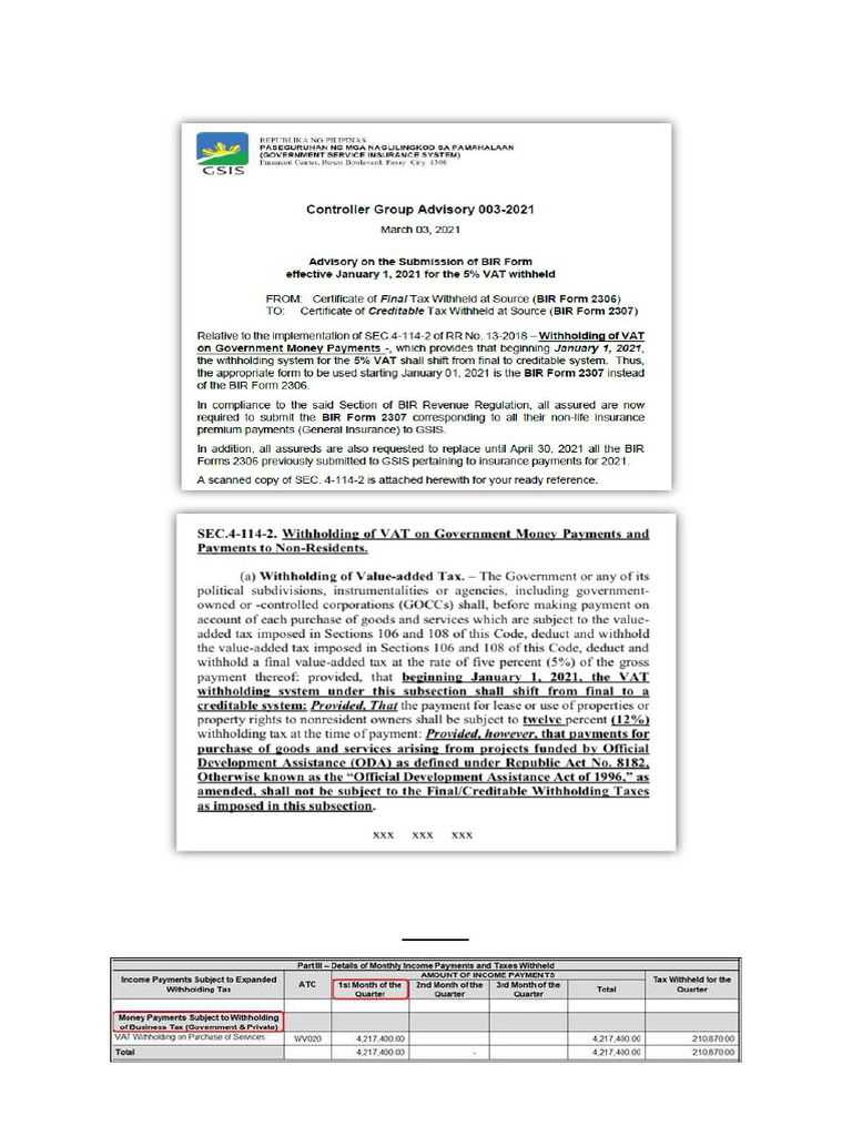 Filling Out BIR Form 2307 Guide | PDF