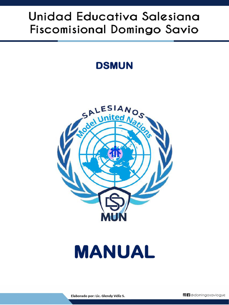 Manual de Delegado DSMUN 2024 | PDF | Naciones Unidas | Relaciones ...