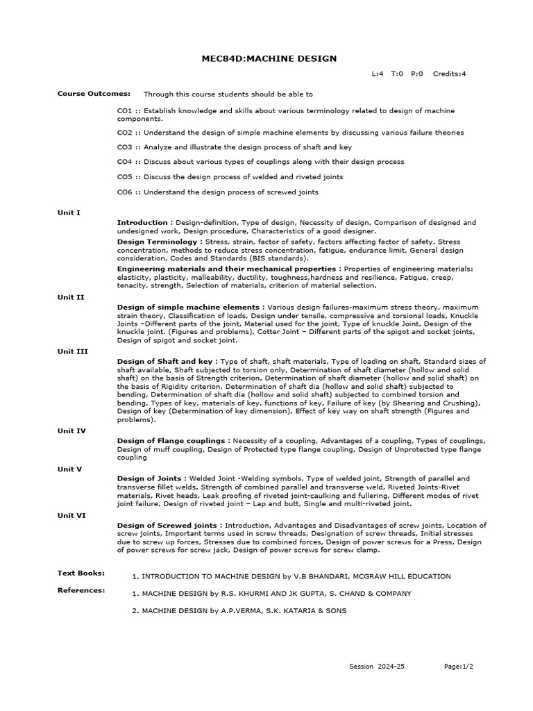 FRM Course Syllabus IPDownload | PDF | Deformation (Engineering ...