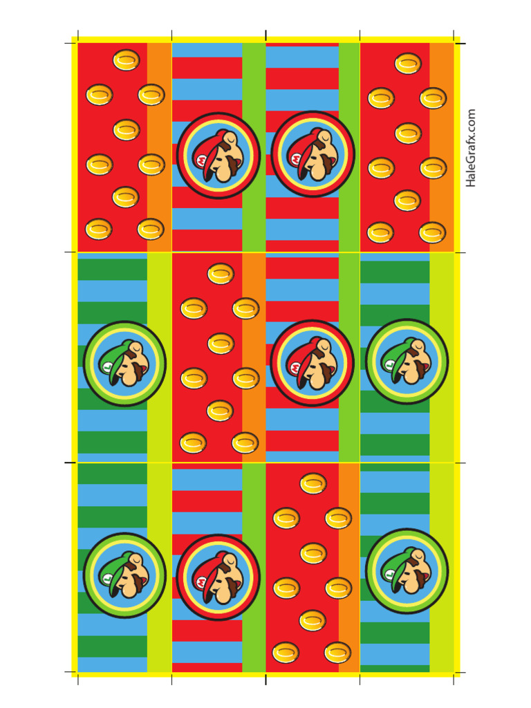 Mario Mini Candy Bar Wrappers | PDF