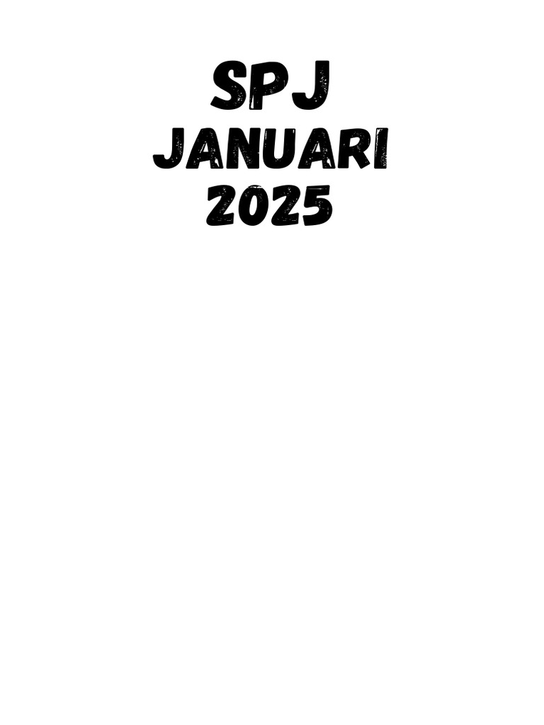 SPJ 2025 | PDF