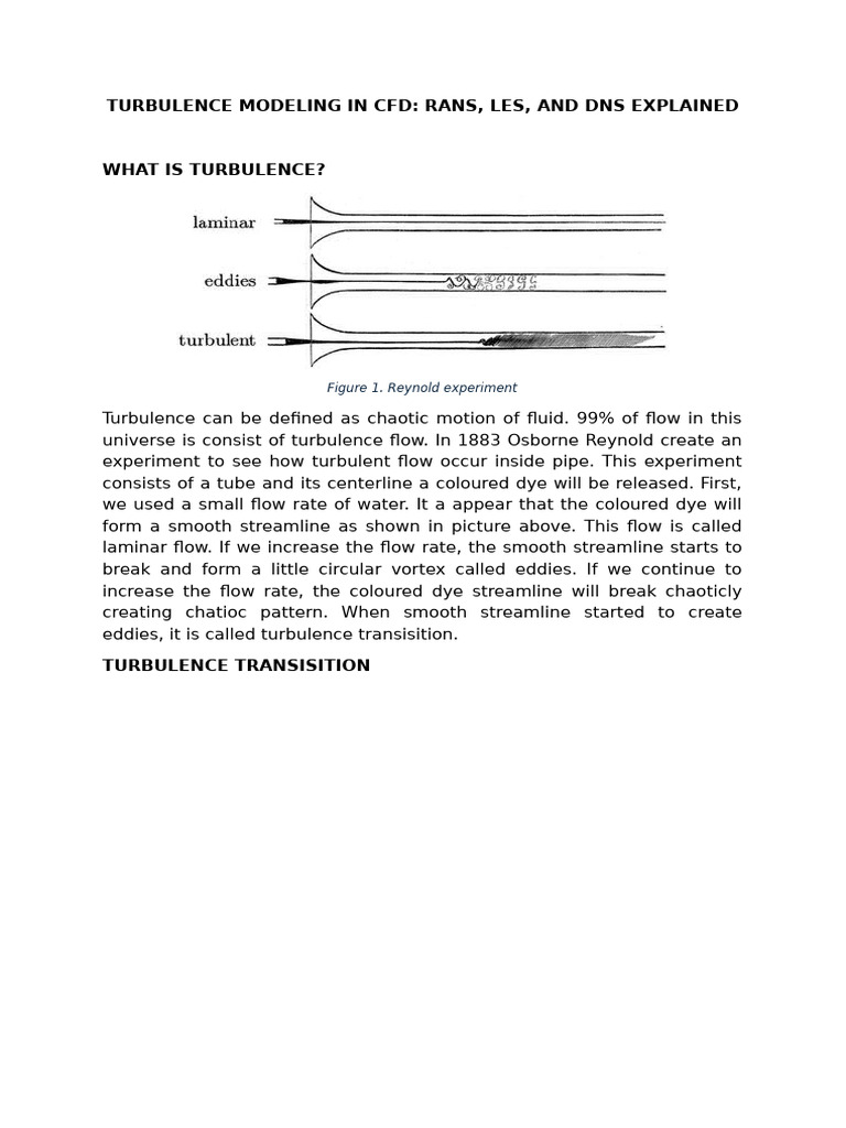 Turbulence Modeling in CFD | PDF | Turbulence | Fluid Dynamics