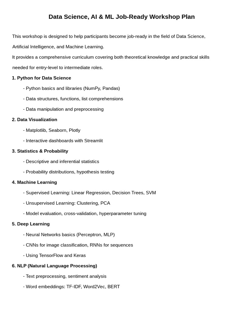 Data Science AI ML | PDF